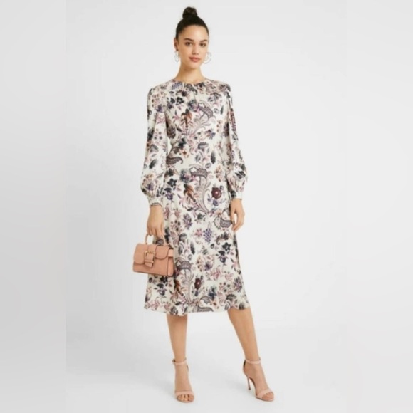 Ever New | Dresses | New Ever New Tatiana Floral Midi Dress 4 | Poshmark